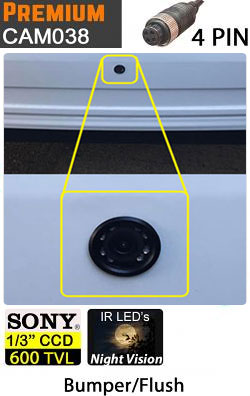 Flush fitting bumper reversing cameras - High...
