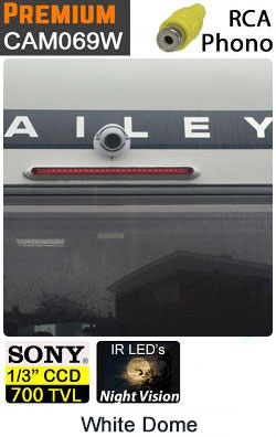 Dome reversing cameras - White or black - Sony...