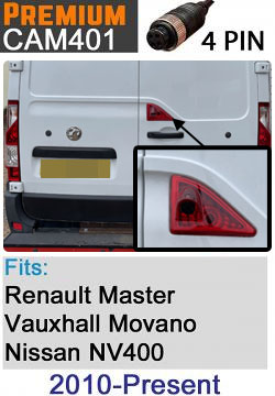 Renault Master brake light reversing camera...
