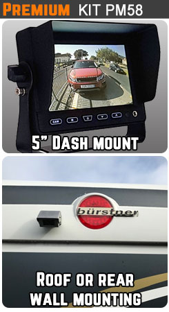 HGV Reversing Camera Kits - 24V Heavy Duty...