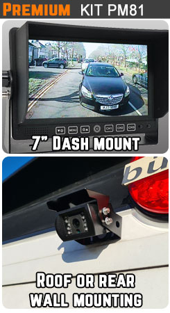 Lorry / HGV Reversing Camera Kits - 24V Heavy...