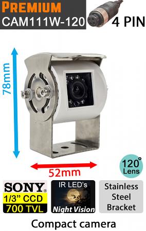 Bracket reversing cameras - white, black,...