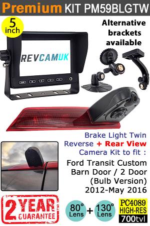 Ford Transit Brake Light Reverse Camera Kits