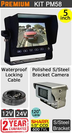 HGV Reversing Camera Kits - 24V Heavy Duty...