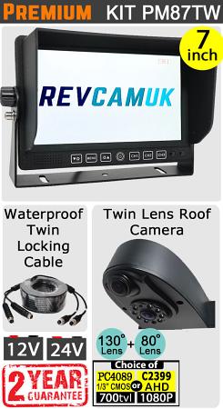 Lorry / HGV Reversing Camera Kits - 24V Heavy...